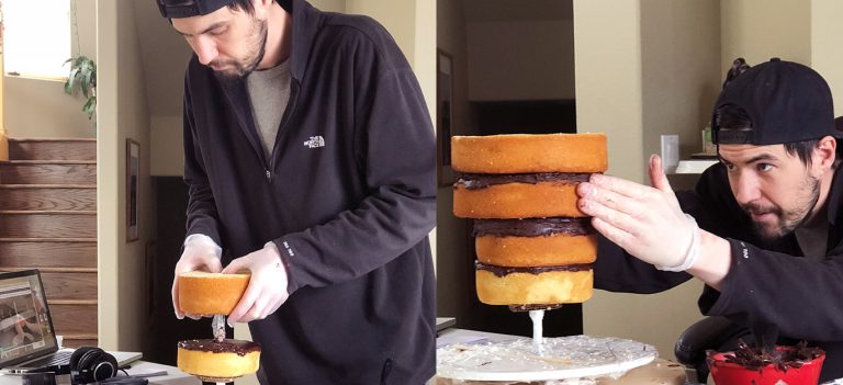 He made ME a CAKE, his first cake! • Avalon Cakes Online School